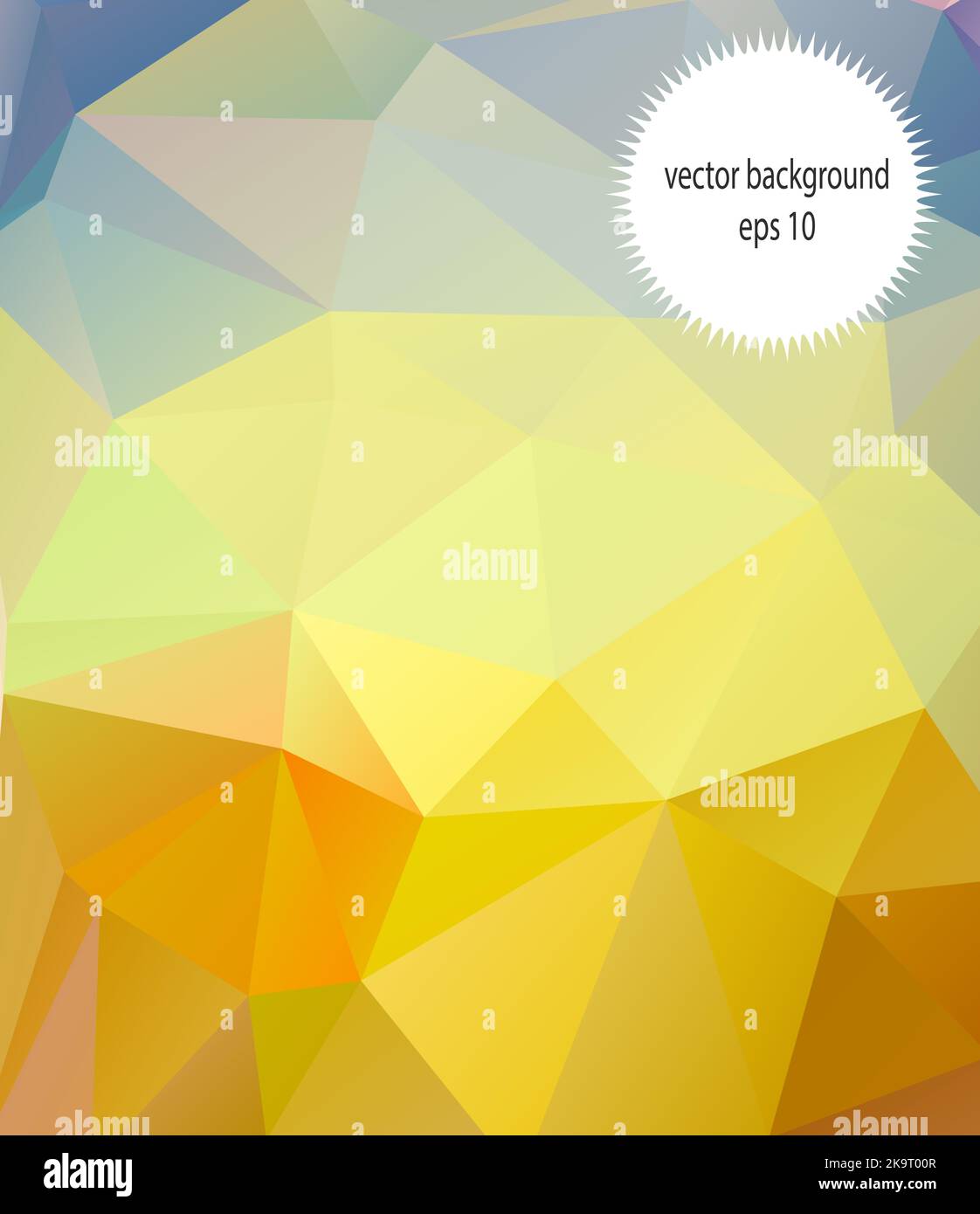 Abstract decorative vector background with triangular polygons Stock ...