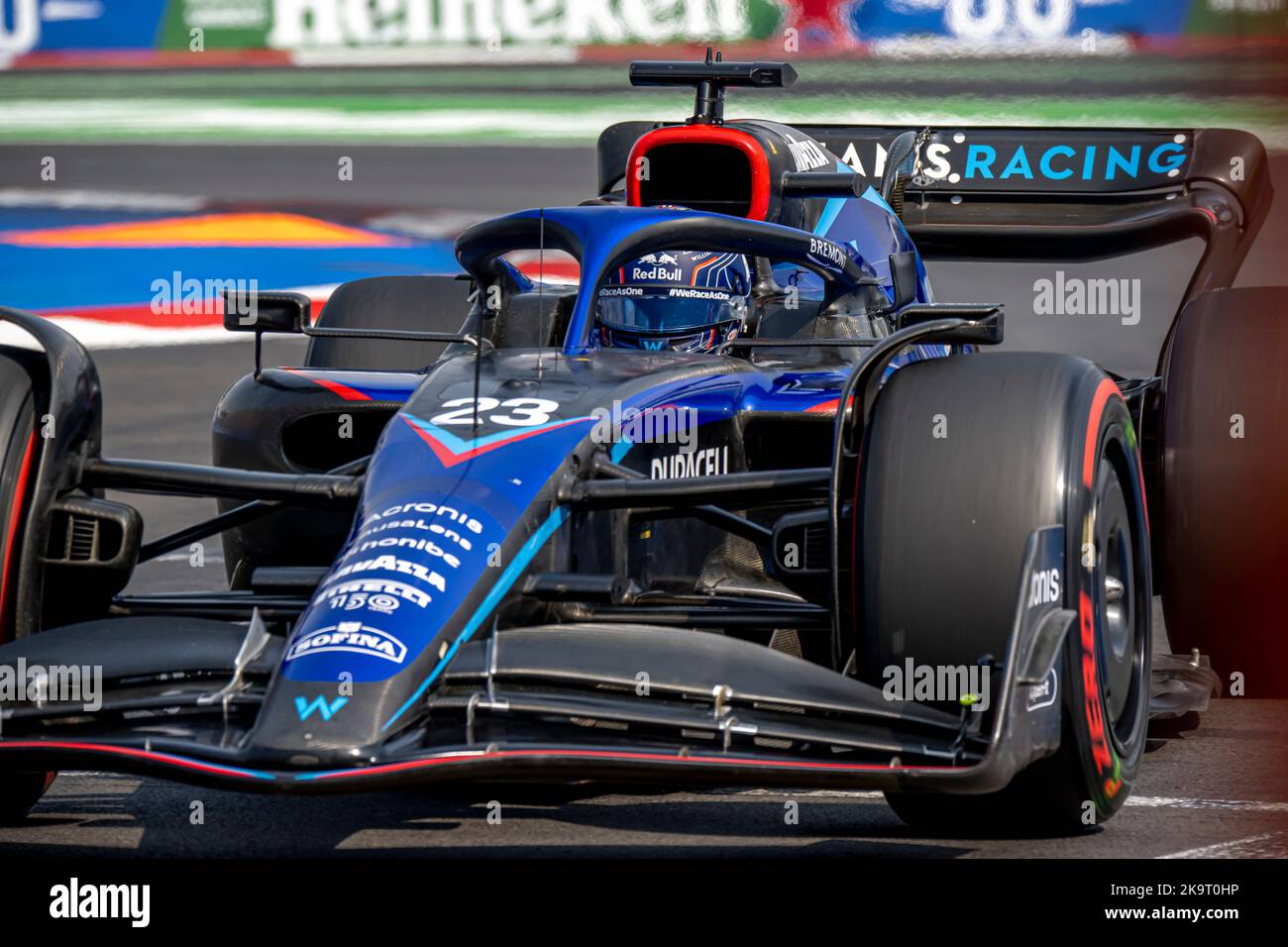 Mexico City, Mexico, 30th Oct 2022, Alex Albon, from Thailand competes ...