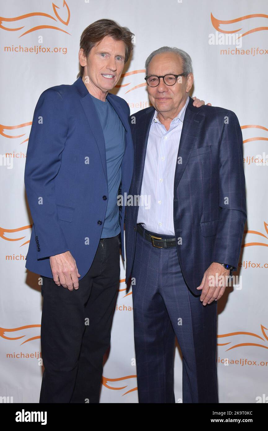 (L-R) Denis Leary and Lewis Black attend the Michael J. Fox Foundation ...