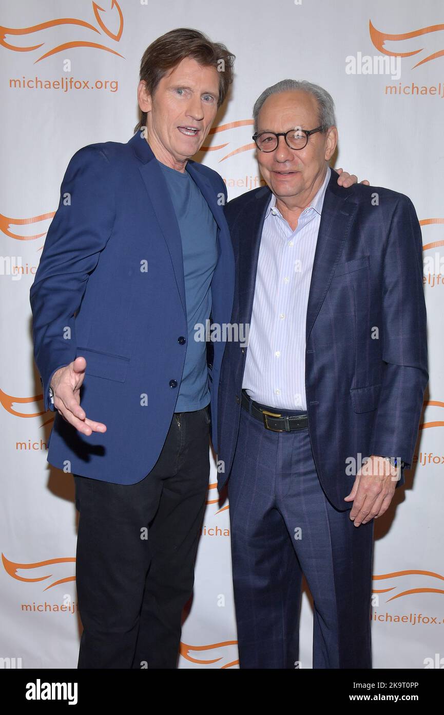 (L-R) Denis Leary and Lewis Black attend the Michael J. Fox Foundation ...