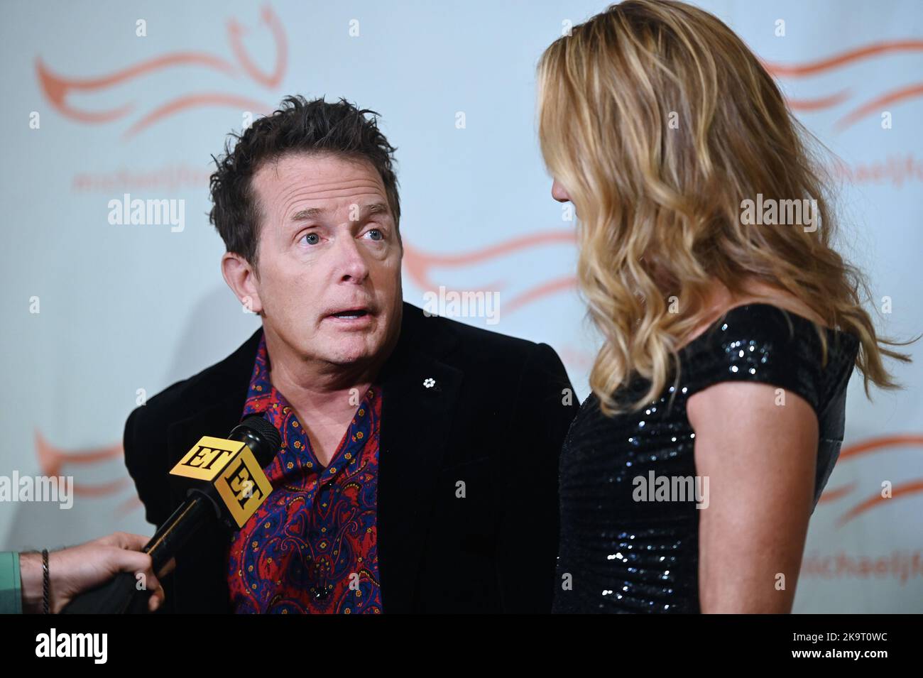 Michael J. Fox and Tracy Pollan attend the Michael J. Fox Foundation ...