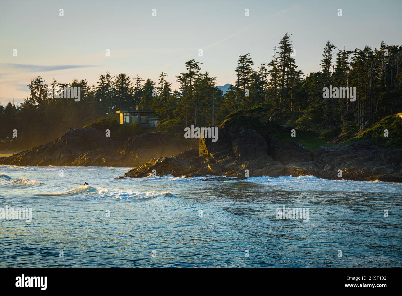 Tofino coastline at sunset. British Columbia, Canada Stock Photo - Alamy