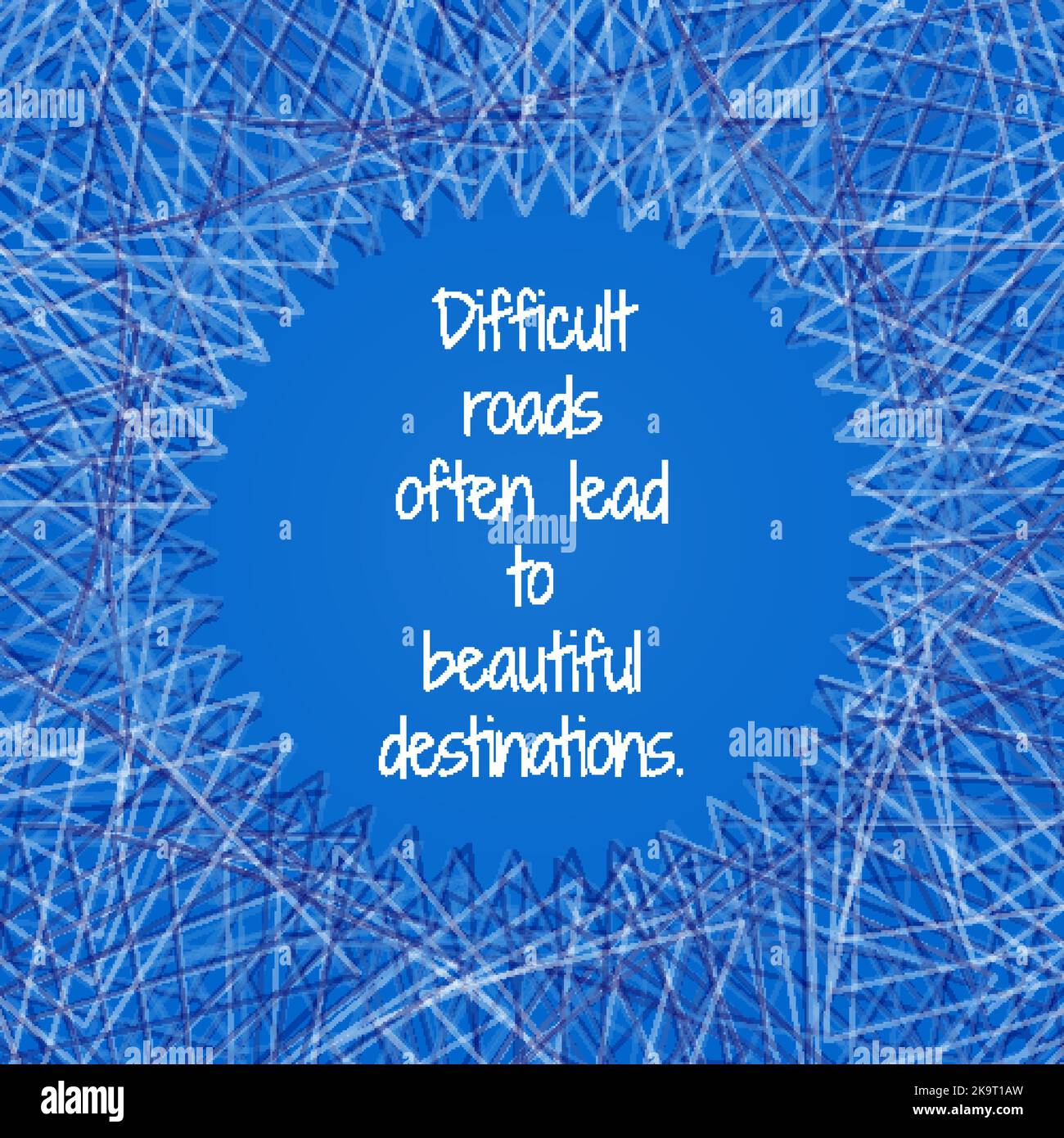 Different roads often lead to beautiful destination. Quote on abstract ...