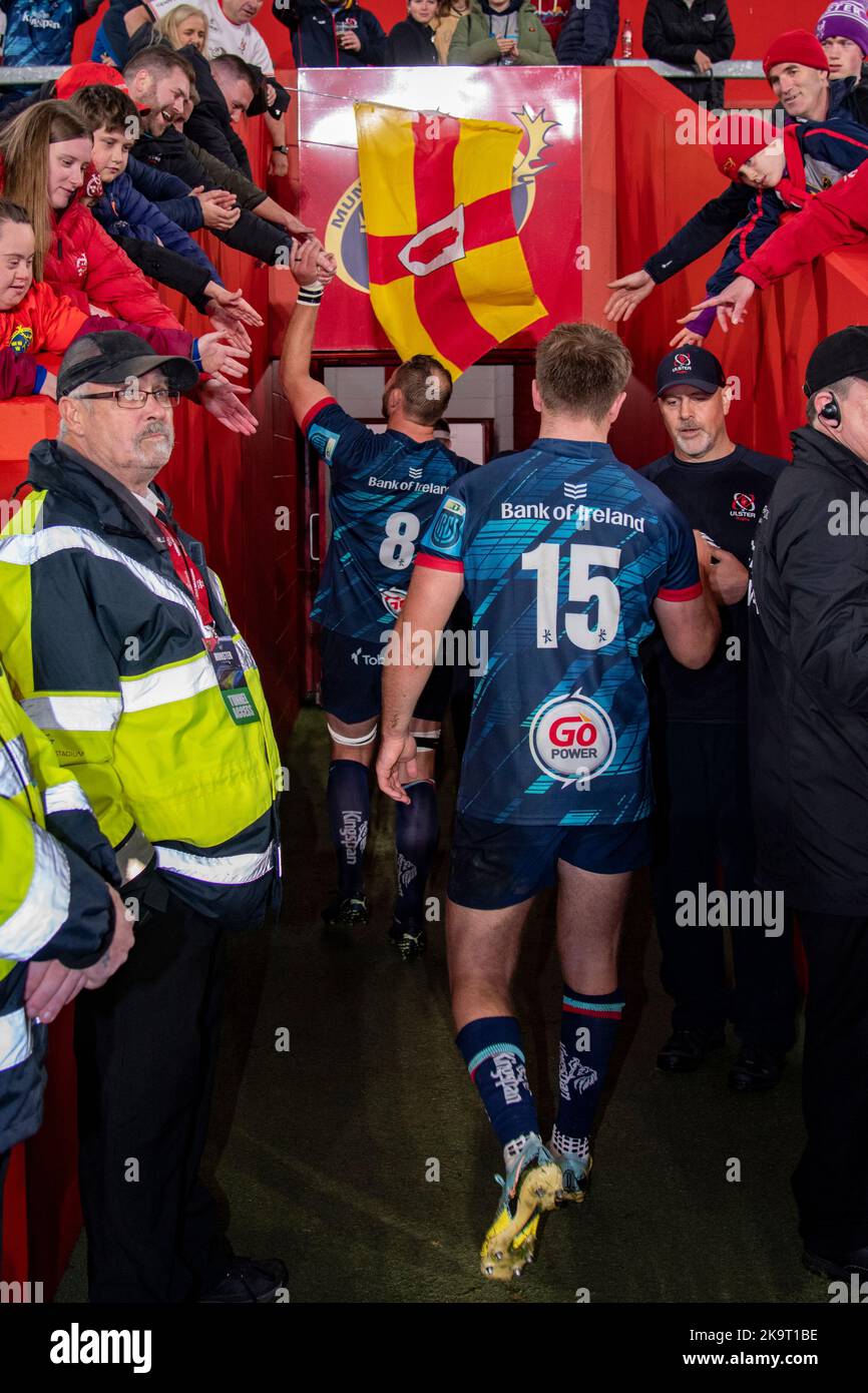 Limerick, Ireland. 30th Oct, 2022. Duane Vermeulen of Ulster and ...