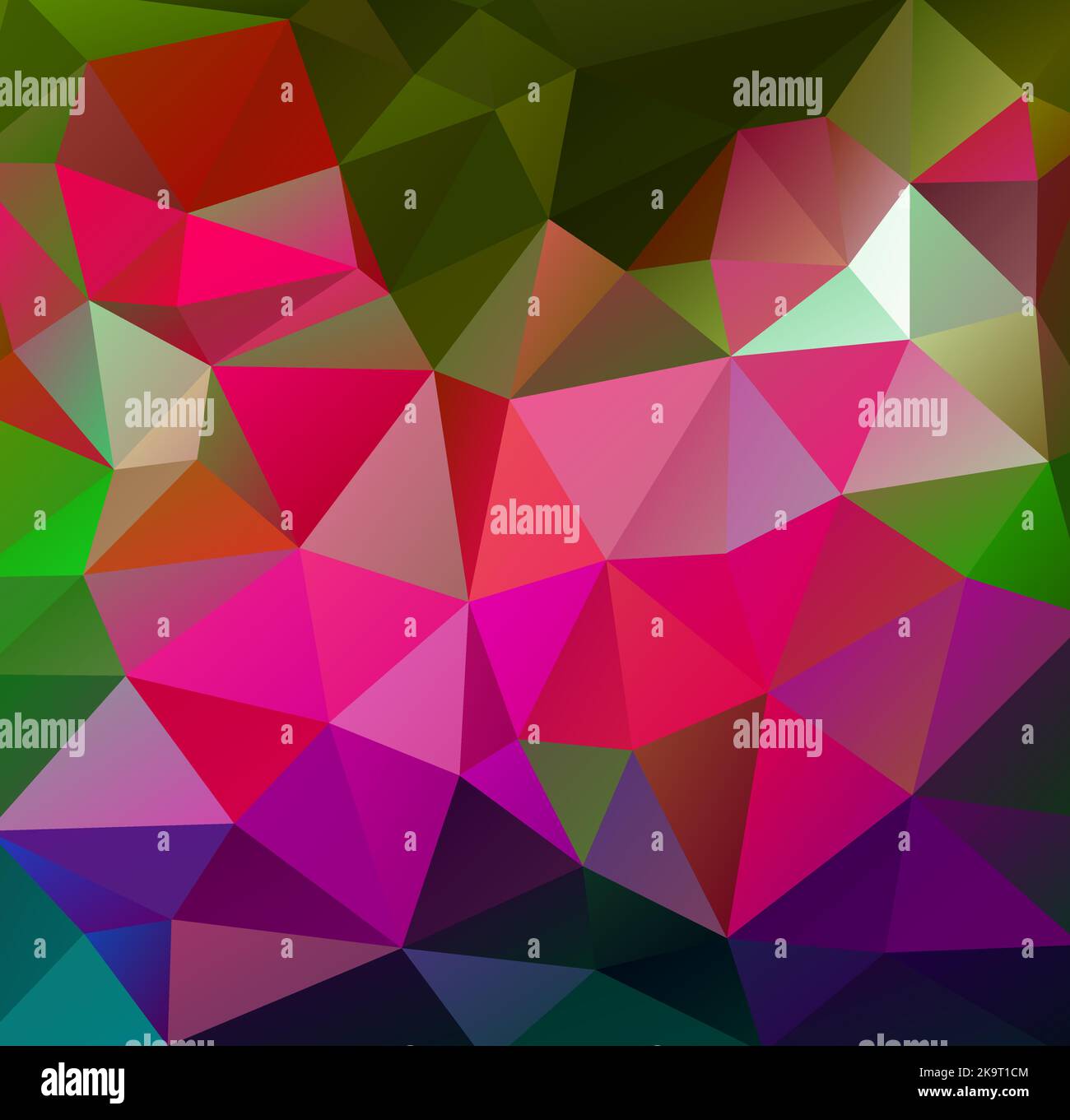 Abstract decorative vector background with triangular polygons Stock ...