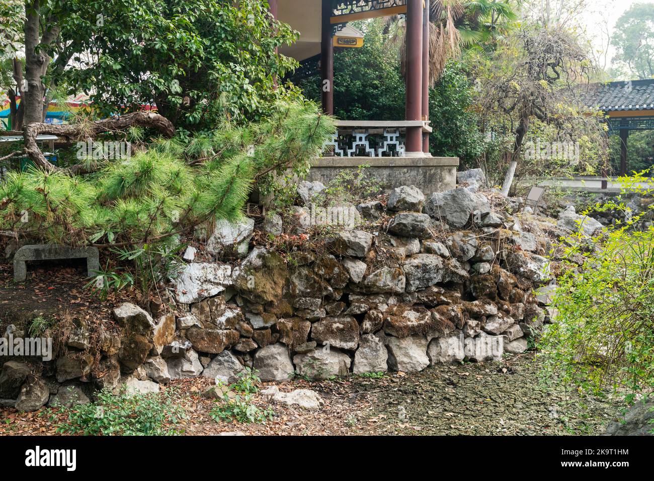 garden of southern Changjiang delta in China Stock Photo - Alamy