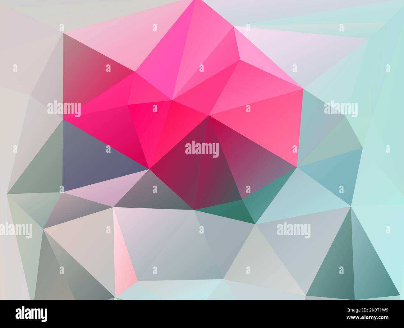 Abstract decorative vector background with triangular polygons Stock ...