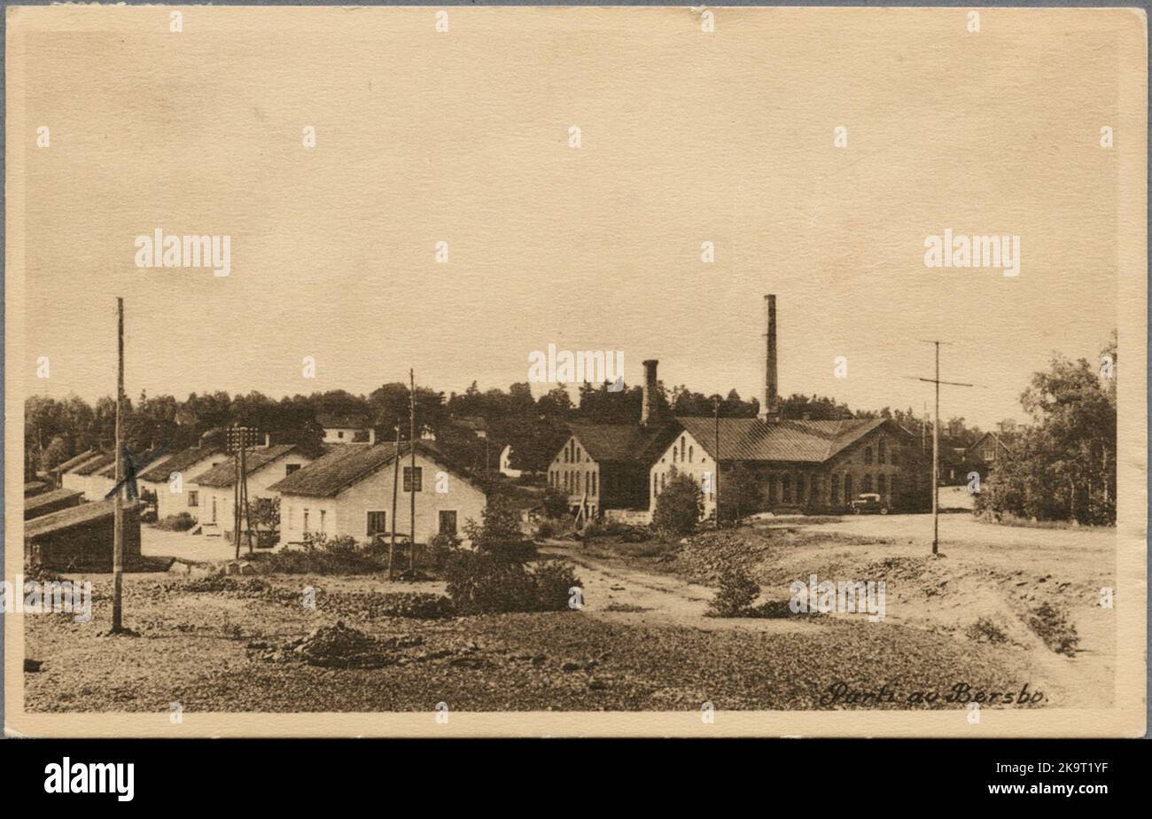 Part of Bersbo with utility housing Stock Photo - Alamy