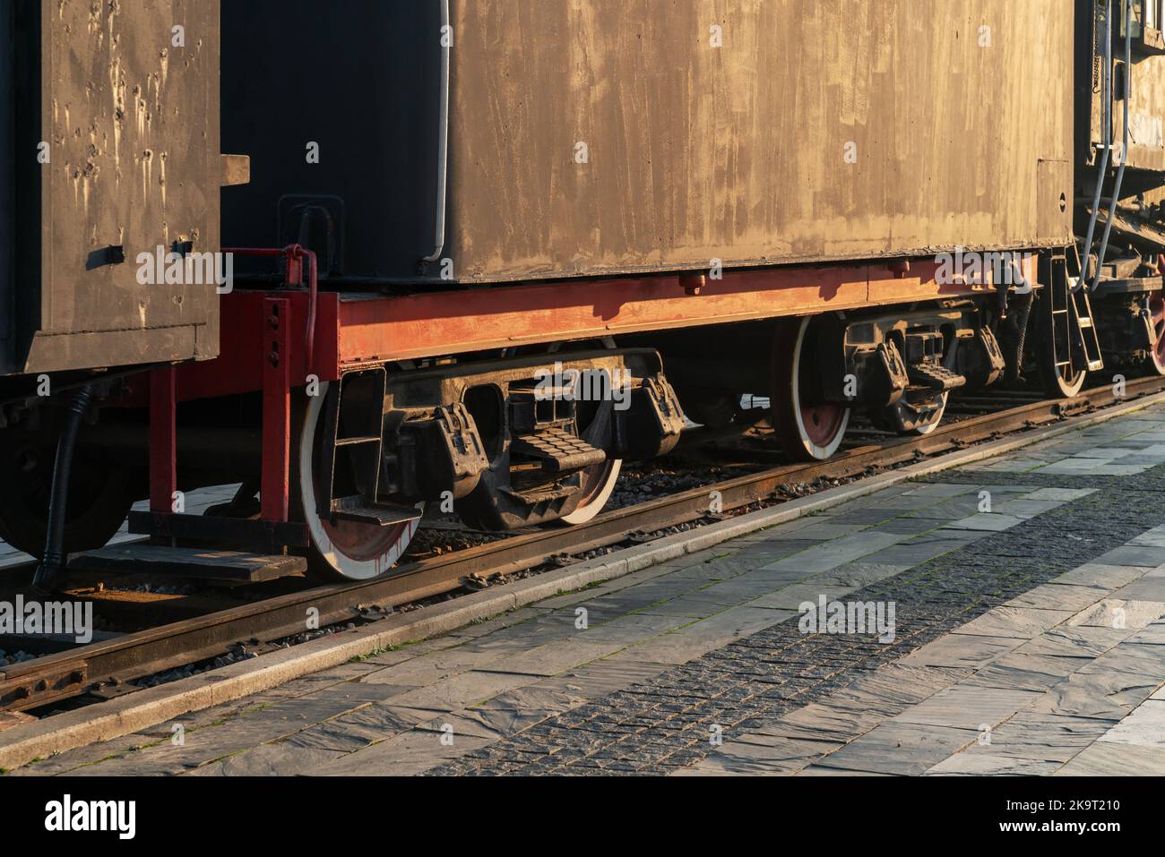 Train Car Undercarriage, passenger train, freight train Stock Photo - Alamy