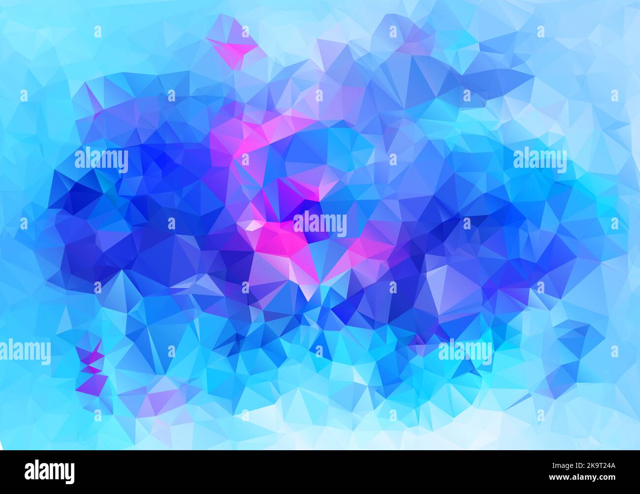 Abstract geometric background of triangular polygons. Vector ...