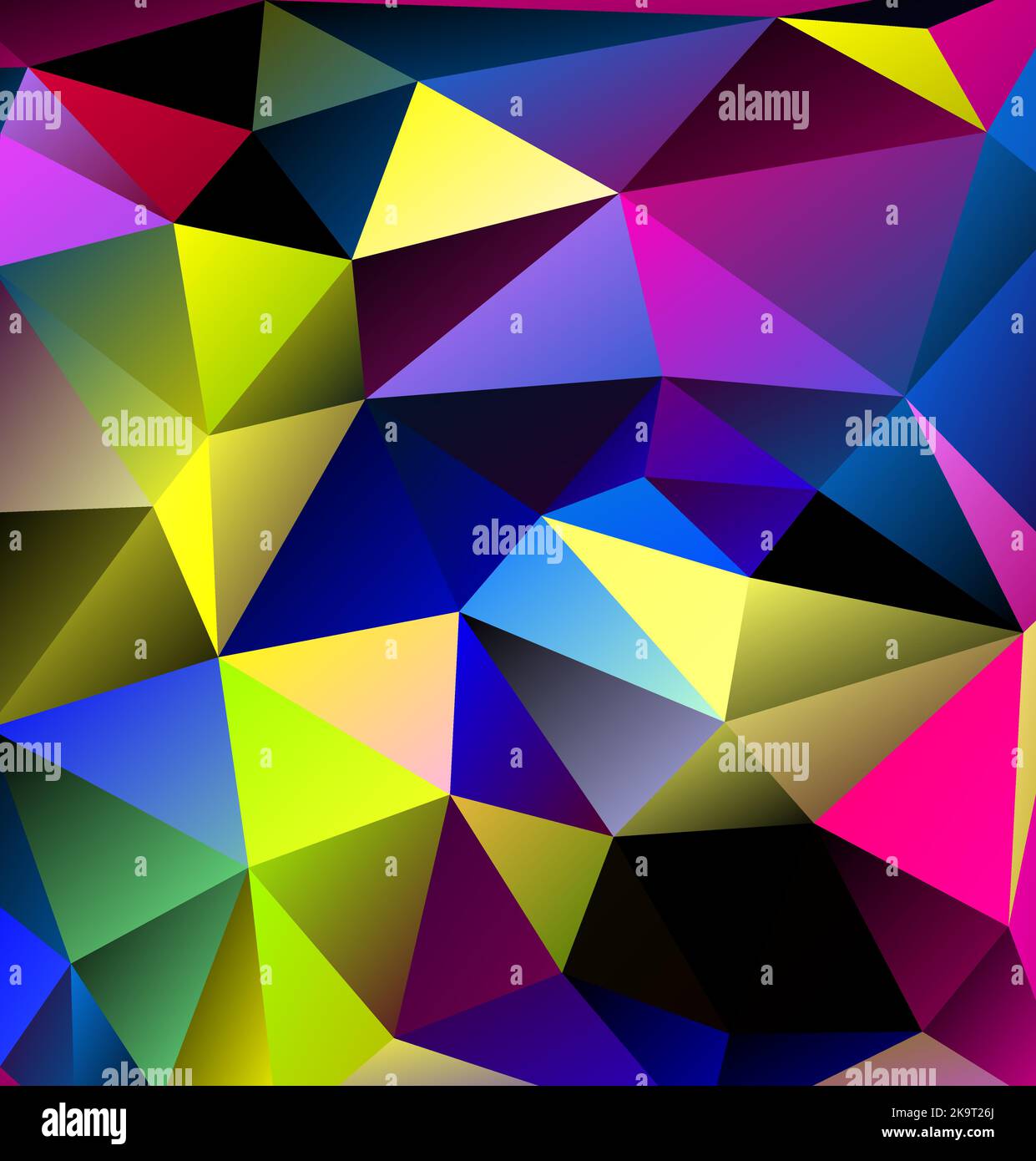 Abstract decorative vector background with triangular polygons Stock ...