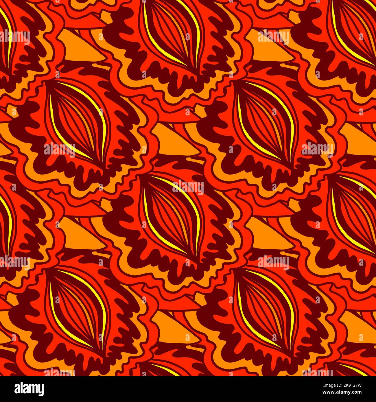 Abstract ornaments, seamless decorative pattern. Vector illustration ...