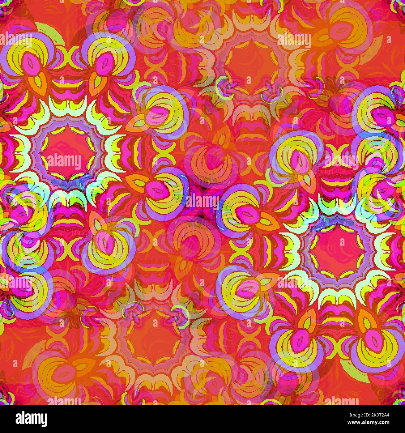 Abstract ornaments, seamless decorative pattern. Vector illustration ...