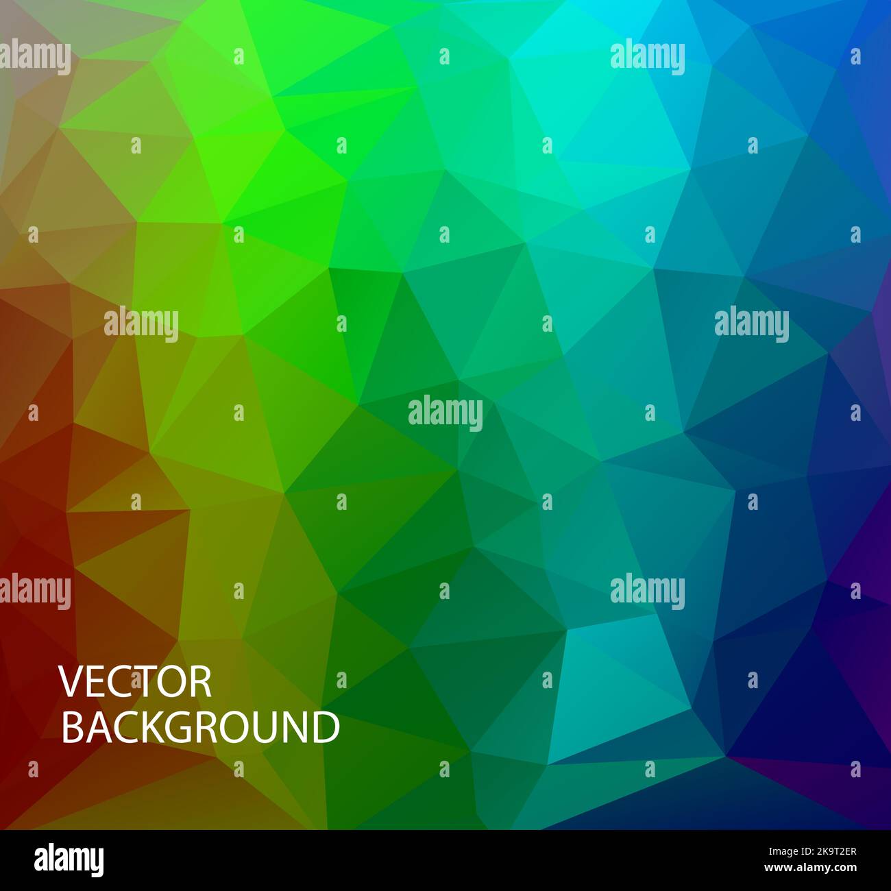 Abstract decorative vector background with triangular polygons Stock ...