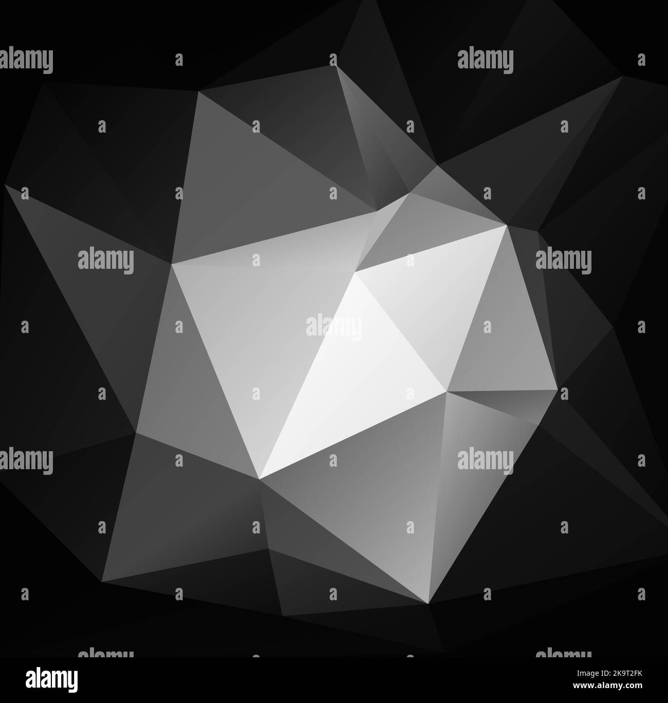 Abstract decorative vector background with triangular polygons Stock ...