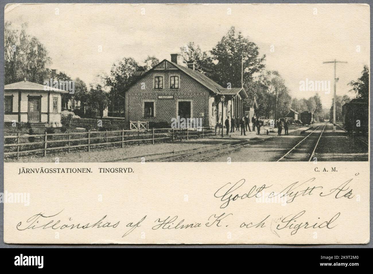 Tingsryd Railway Station Stock Photo - Alamy