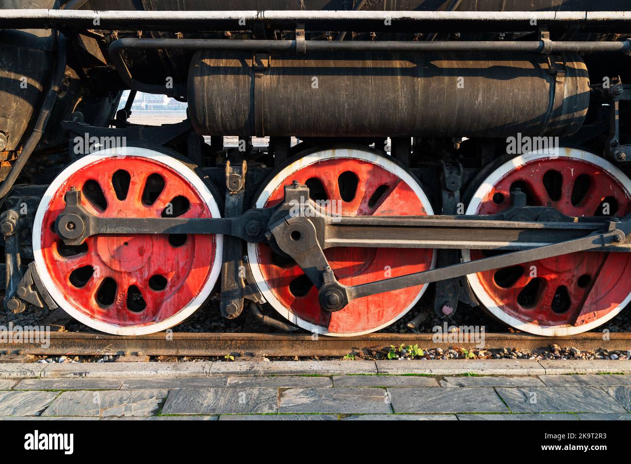Freight car undercarriage hi-res stock photography and images - Alamy