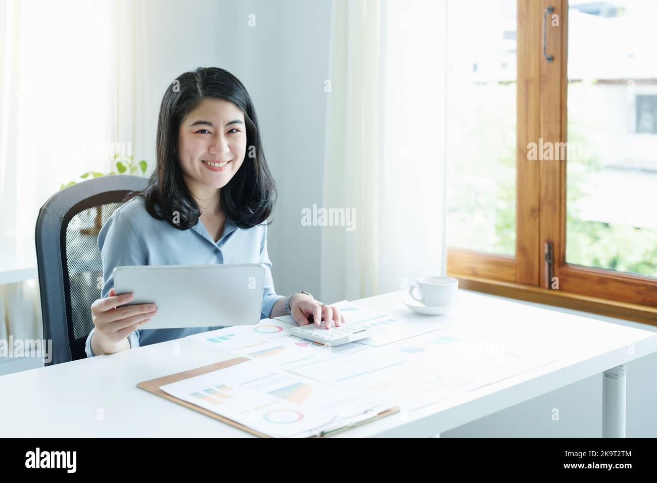 financial, Planning, Marketing and Accounting, portrait of Asian ...