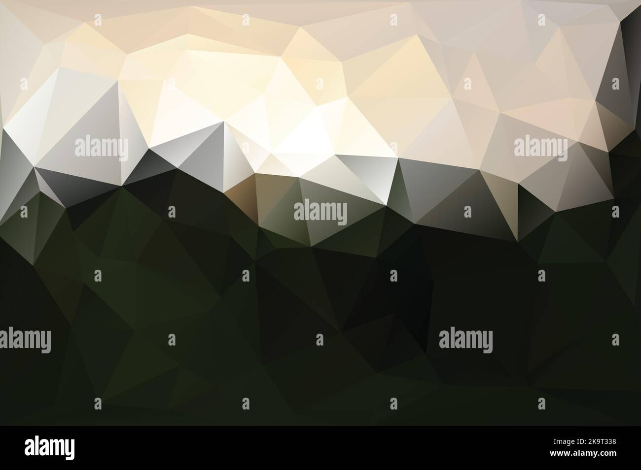 Abstract decorative vector background with triangular polygons Stock ...