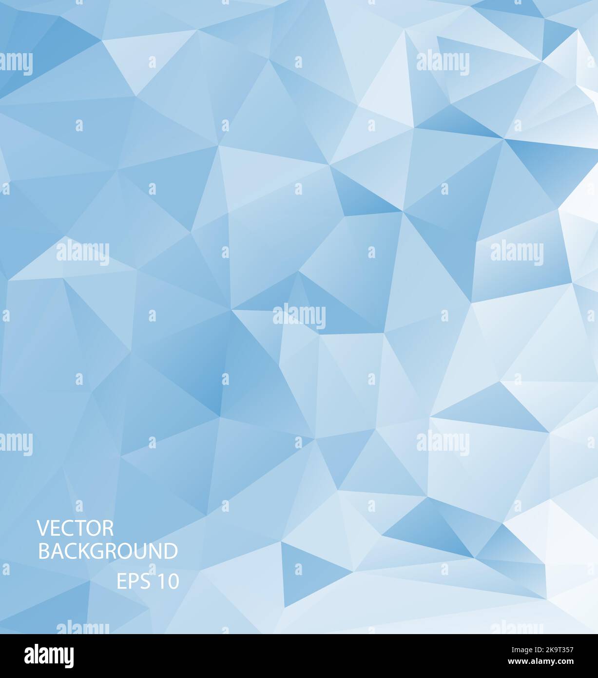 Abstract decorative vector background with triangular polygons Stock ...