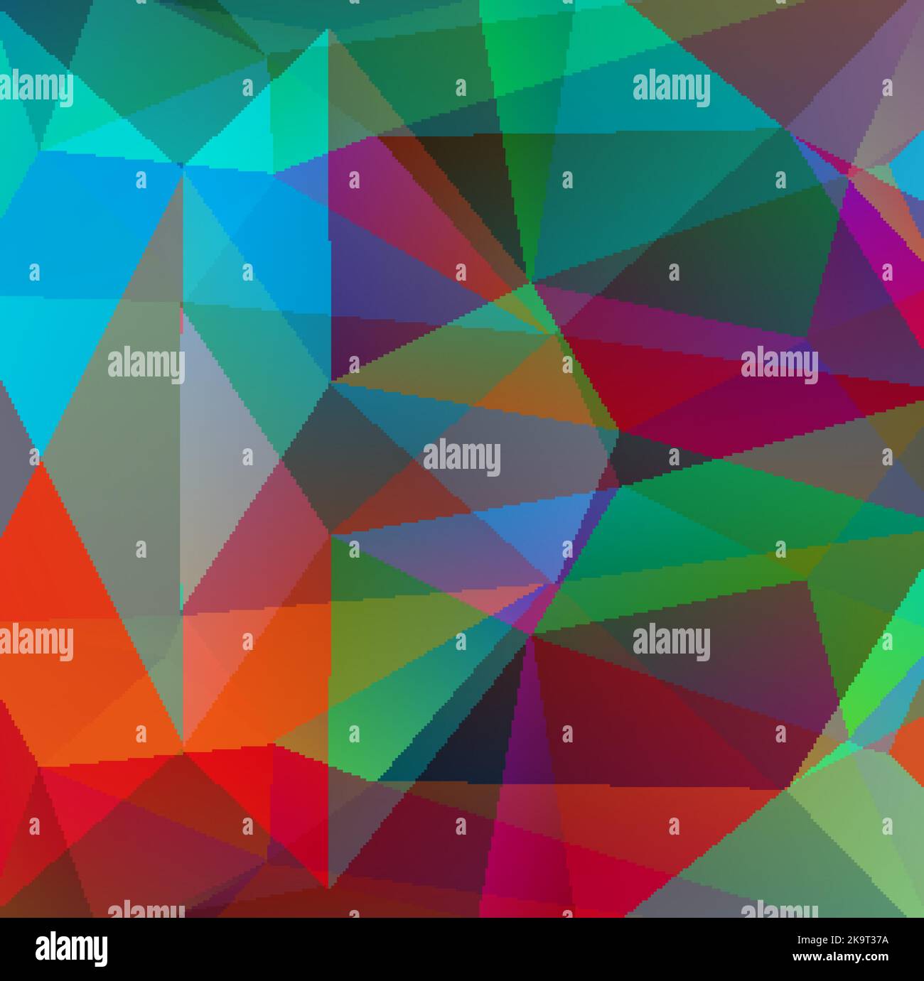 Abstract decorative vector background with triangular polygons Stock ...