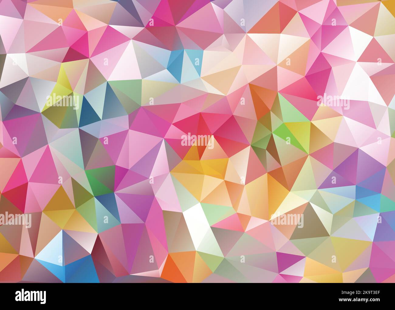 Abstract decorative vector background with triangular polygons Stock ...