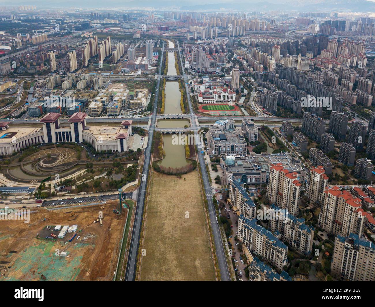 Panoramic view of Nanchang, the capital of Jianxi Stock Photo - Alamy