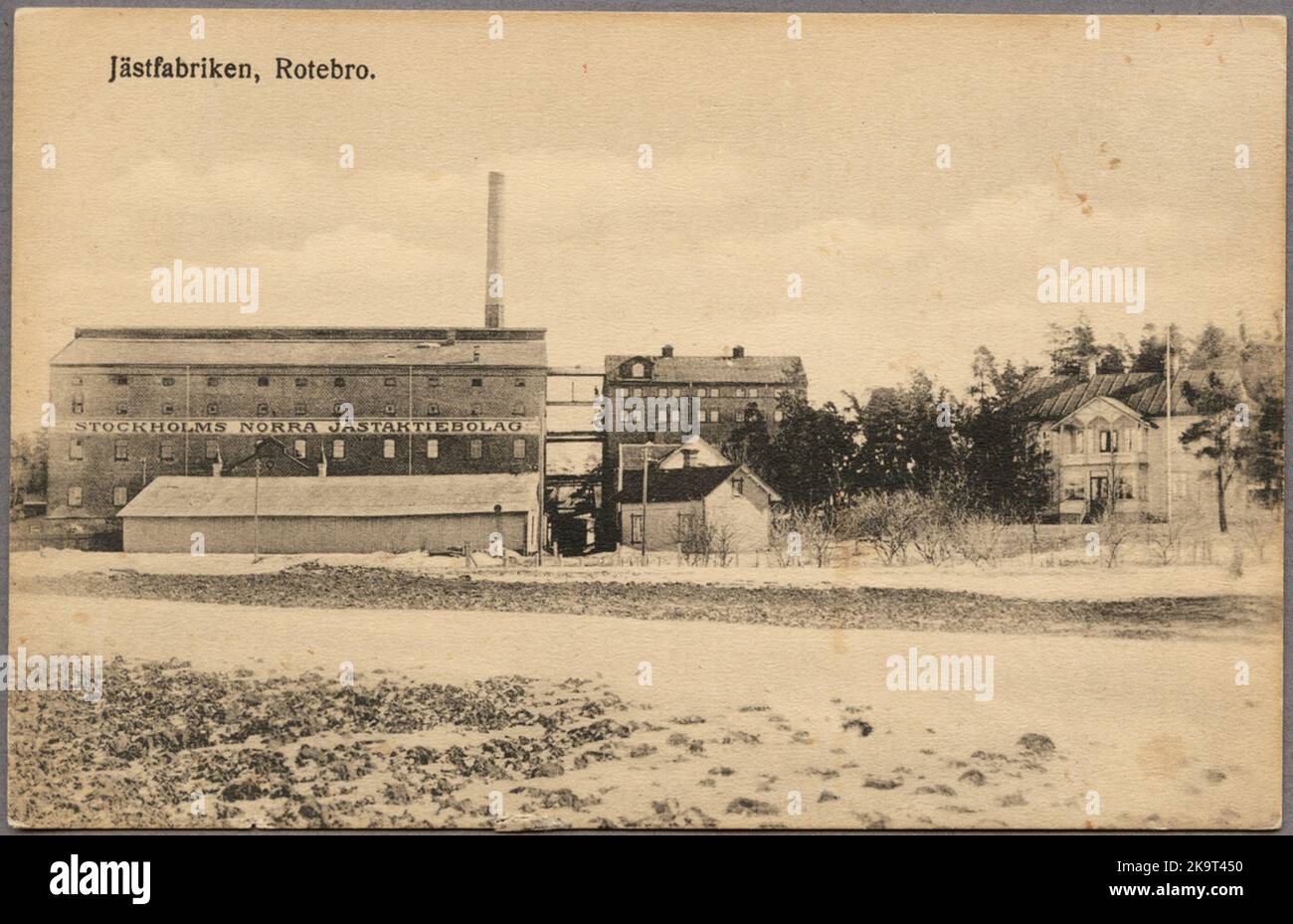 The yeast factory in Rotebro. Stockholm's northern yeast company Stock ...