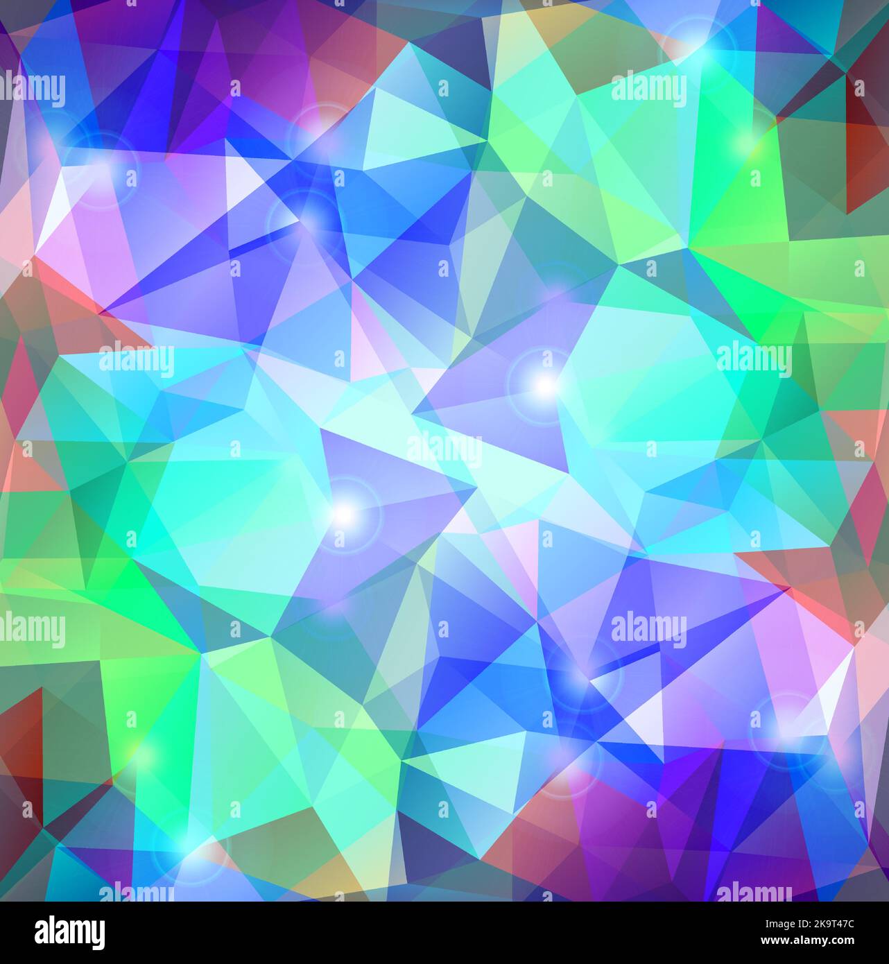 Abstract decorative vector background with triangular polygons Stock ...
