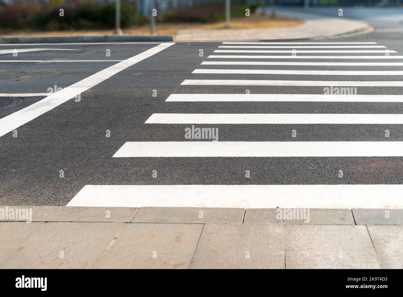 Zebra crossing on outdoor road Stock Photo - Alamy