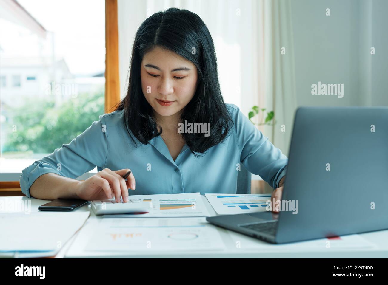 financial, Planning, Marketing and Accounting, portrait of Asian ...
