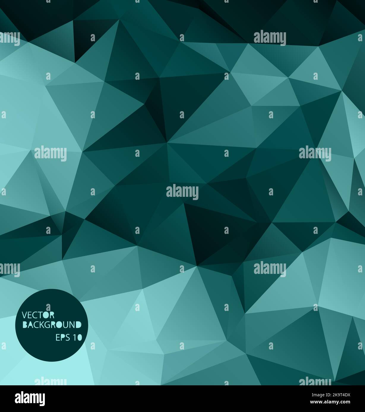 Abstract decorative vector background with triangular polygons Stock ...