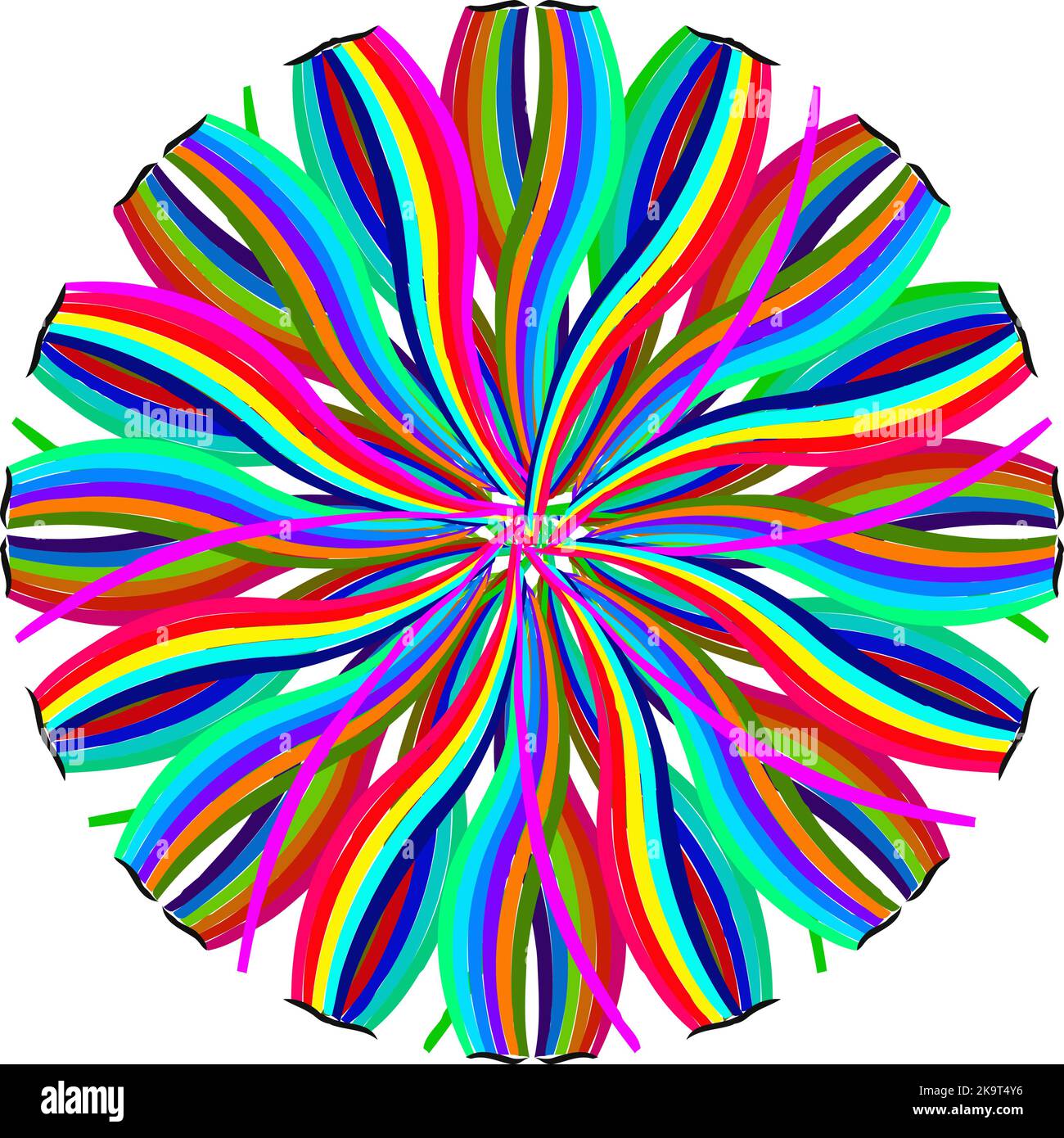 Simple rainbow flag vector hi-res stock photography and images - Alamy