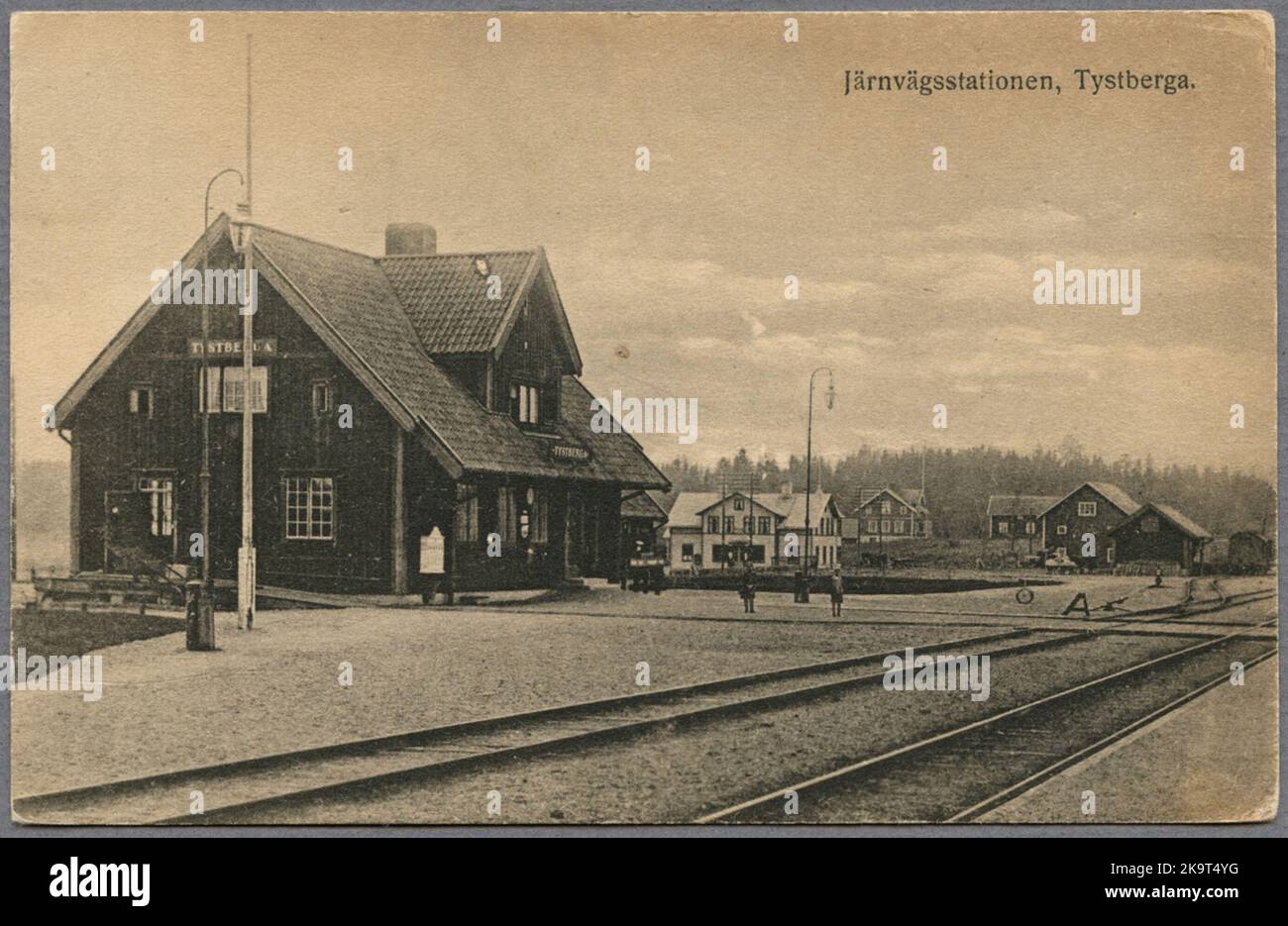 Tystberga Railway Station Stock Photo - Alamy