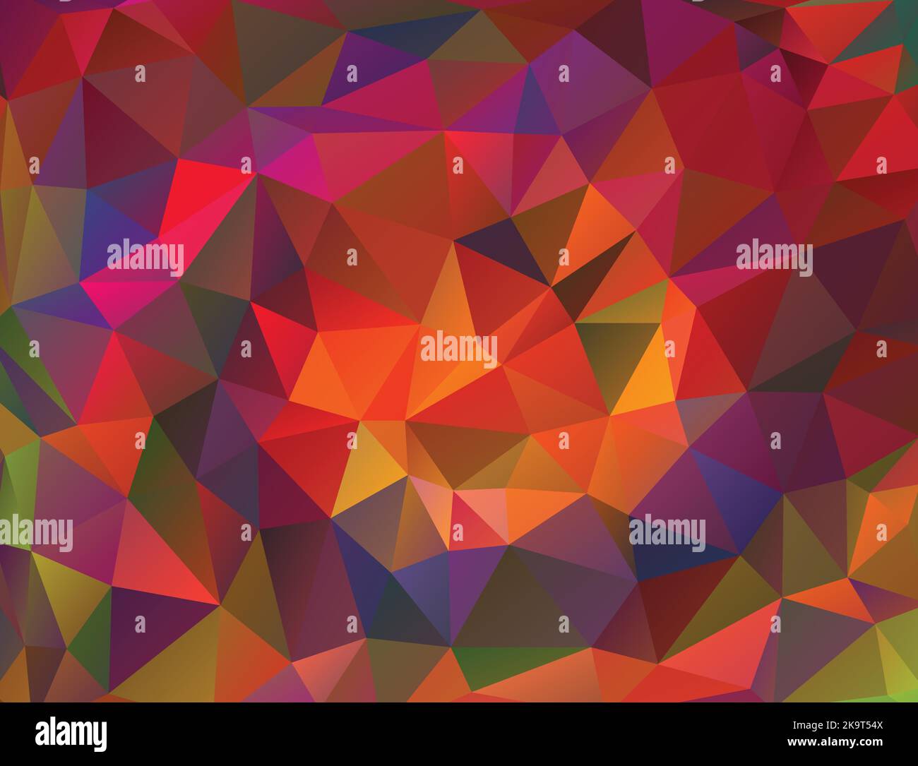 Abstract decorative vector background with triangular polygons Stock ...