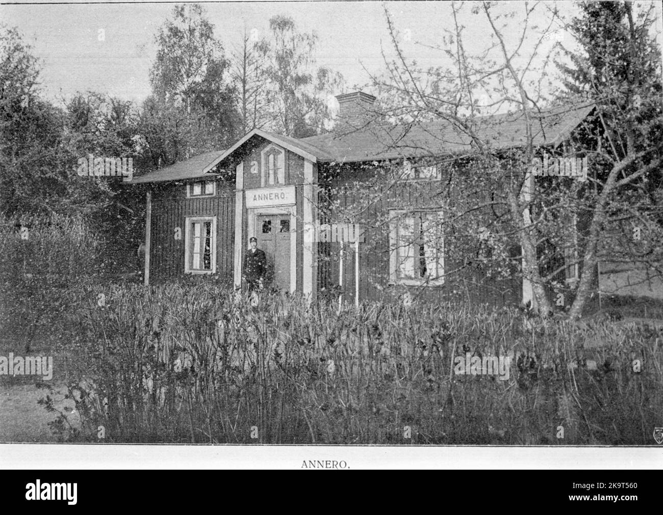 Banking Cottage, Borås - Herrljunga Railway Bhj Stock Photo - Alamy