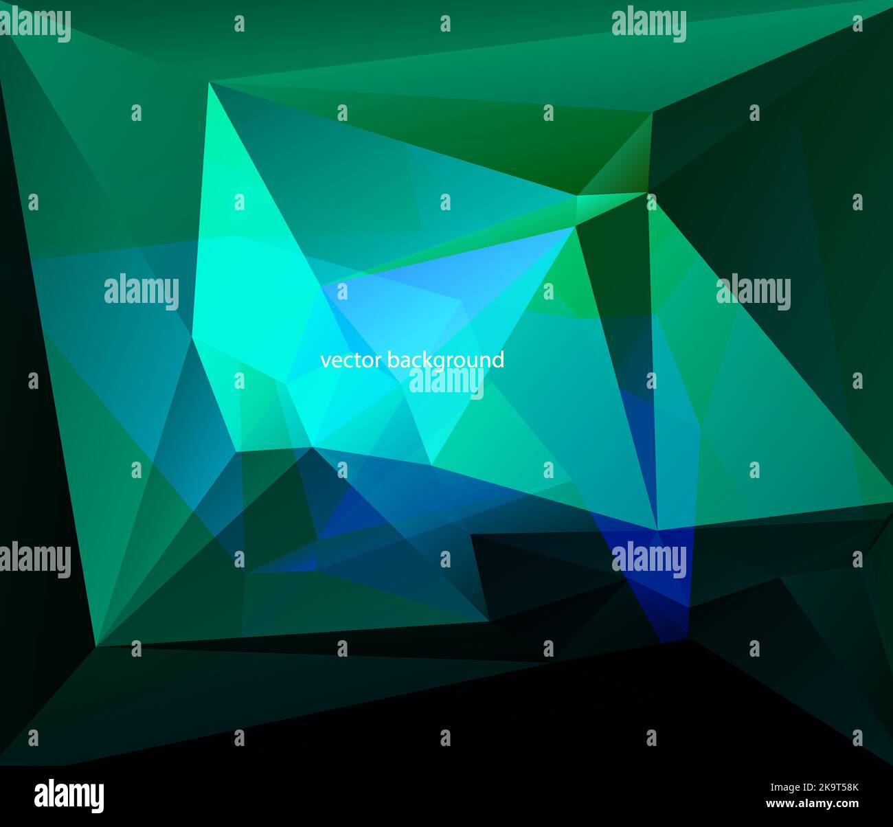 Abstract decorative vector background with triangular polygons Stock ...