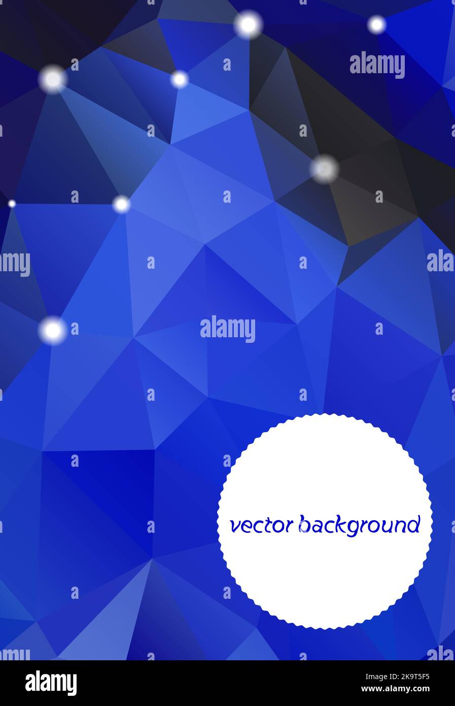 Abstract decorative vector background with triangular polygons Stock Vector Image & Art - Alamy