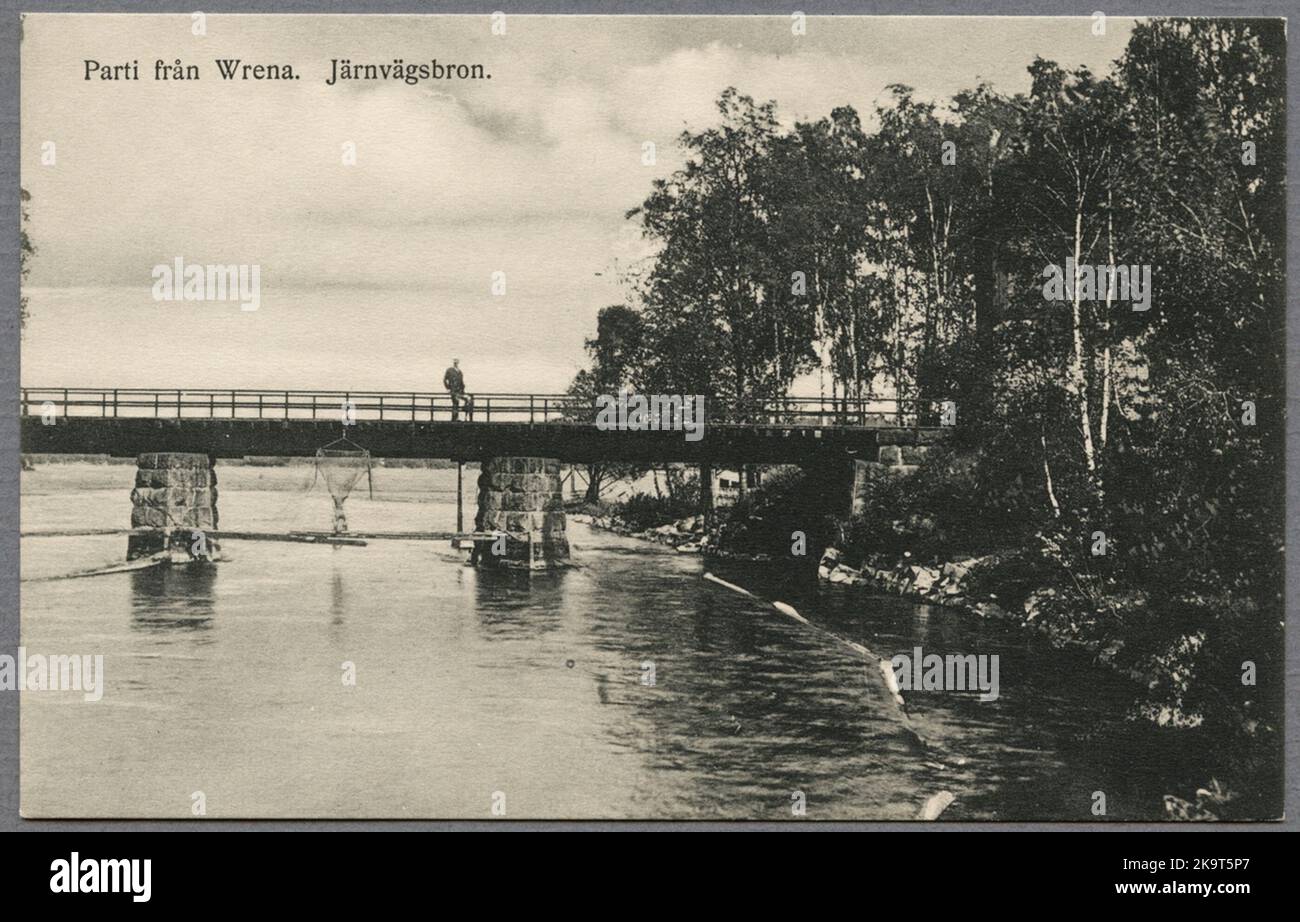 Railway bridge in Vrena Stock Photo - Alamy