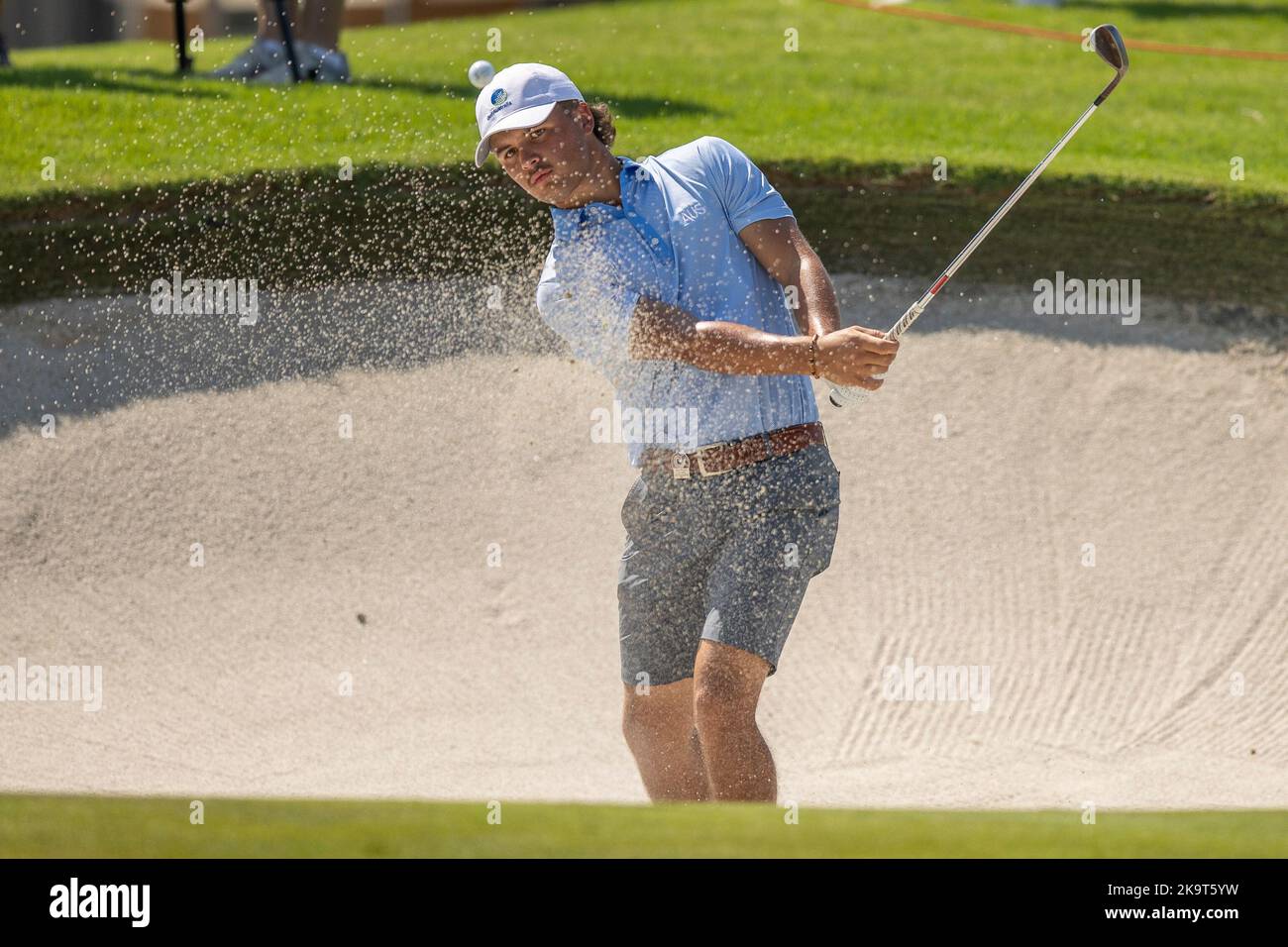 CHONBURI, THAILAND - OCTOBER 30: Harrison Crowe of Australia plays from ...