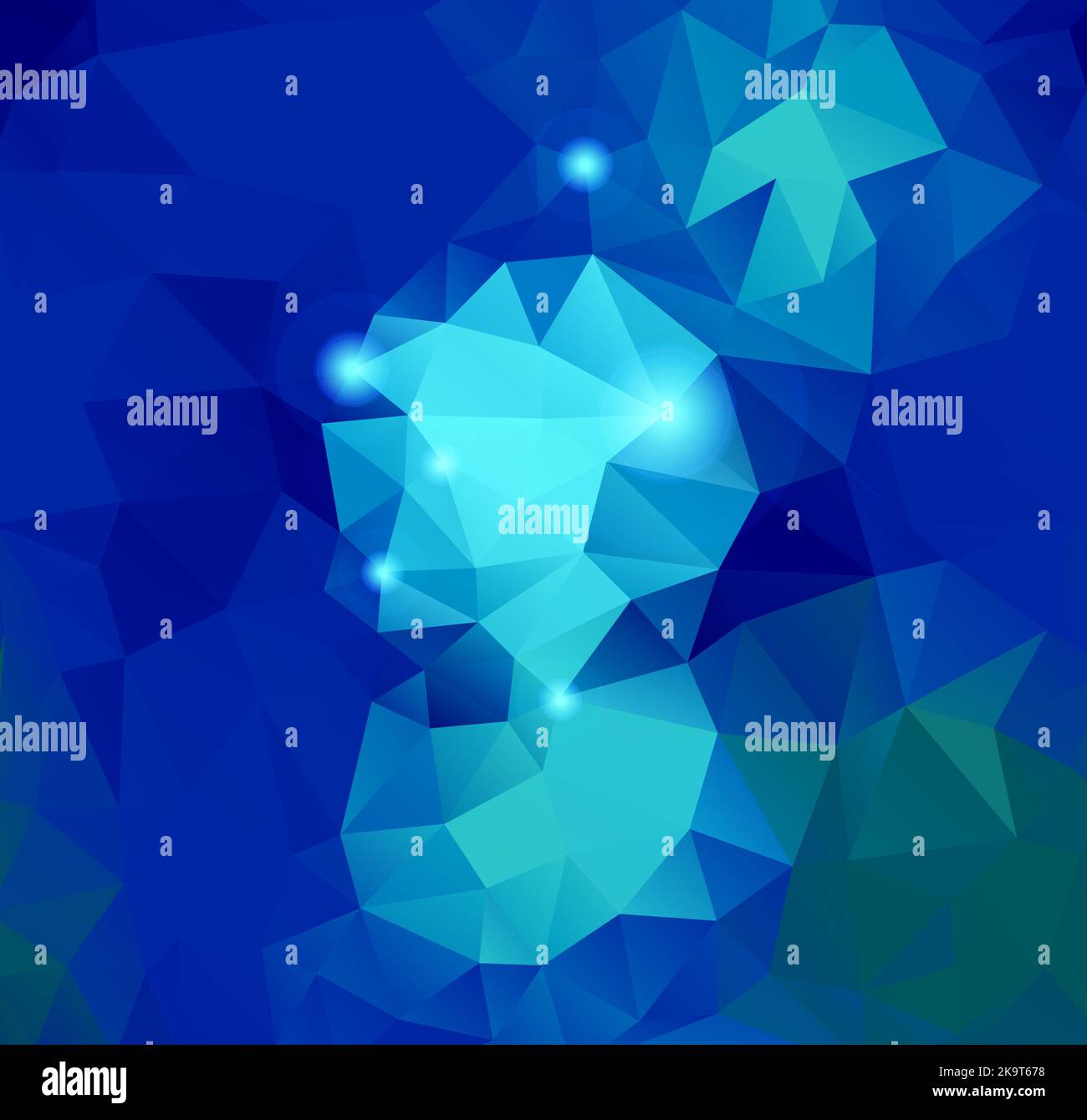 Abstract decorative vector background with triangular polygons Stock ...