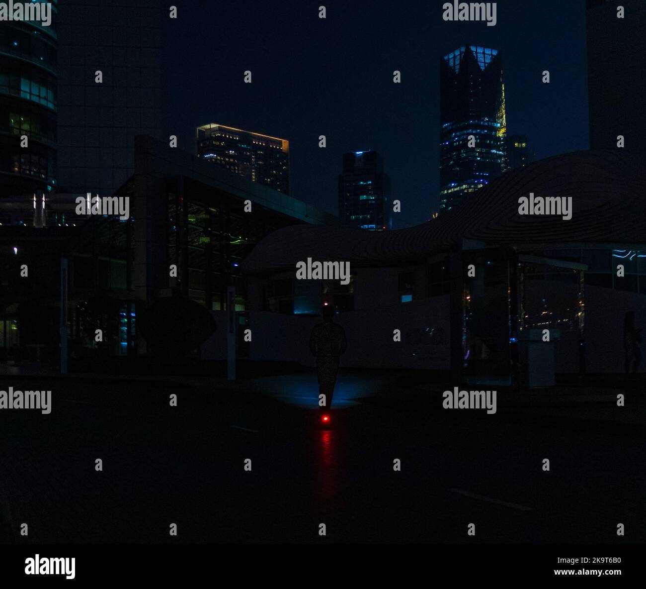 Concept shot of a night city Stock Photo - Alamy