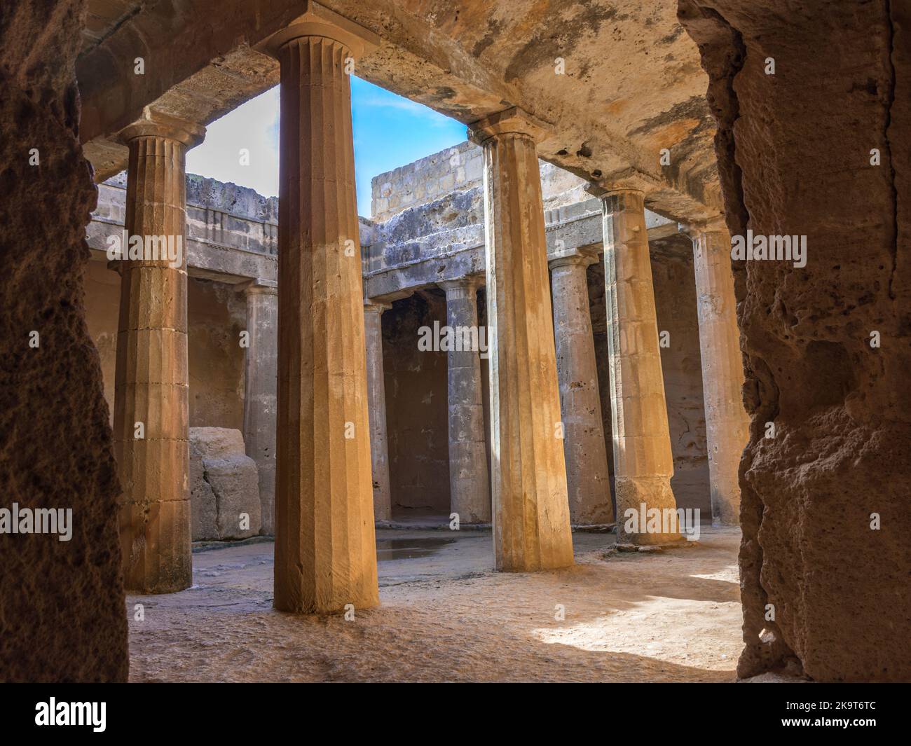Ruins ancient temple paphos hi-res stock photography and images - Alamy