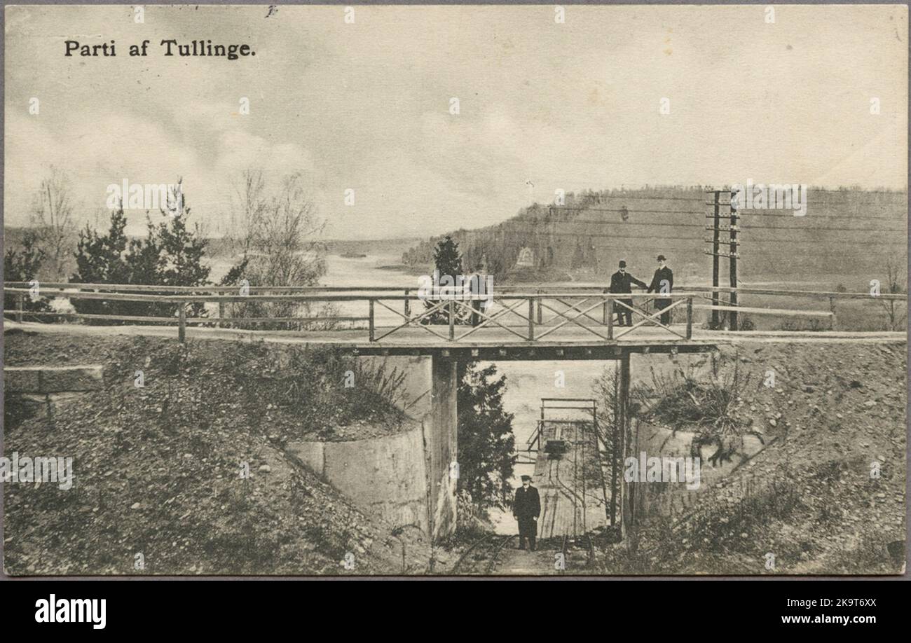 Steamboat bridge at Tullinge Strand Stock Photo - Alamy