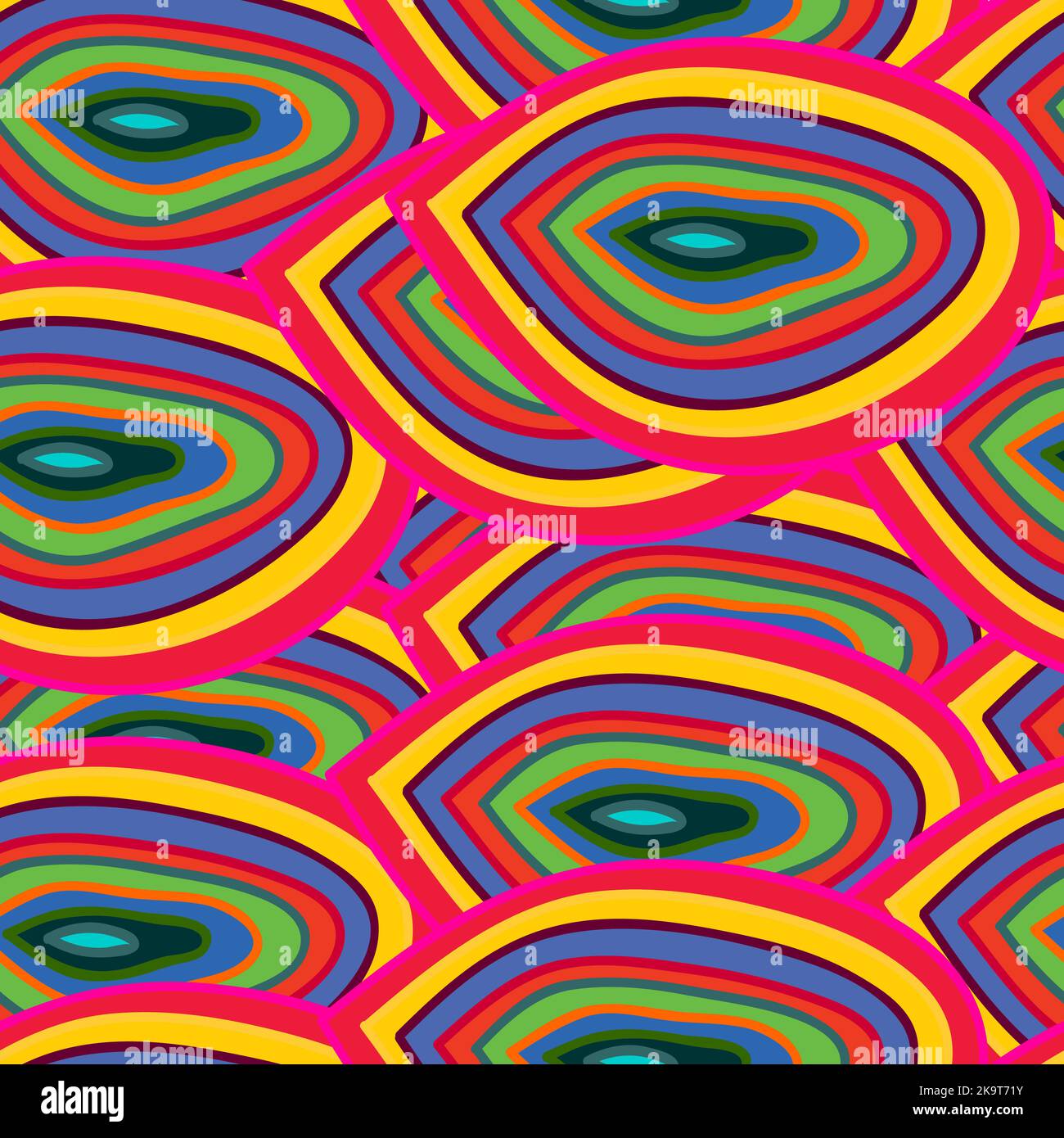 Abstract ornaments, seamless decorative pattern. Vector illustration ...