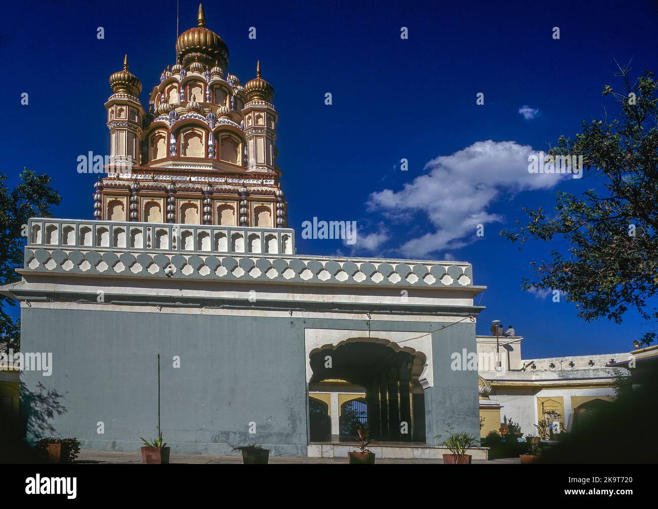 Shiva Temple at Parvati hill in Pune Stock Photo - Alamy