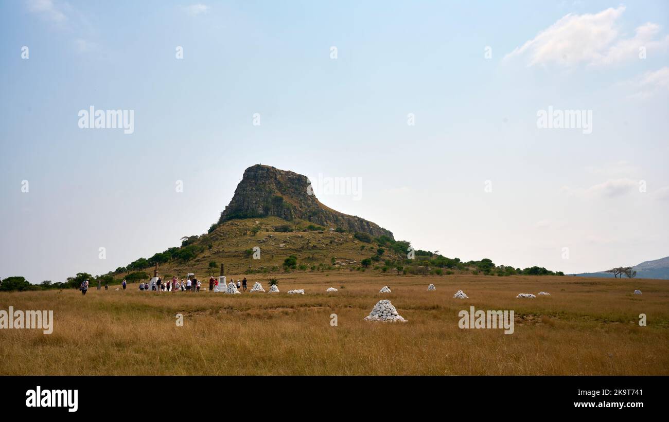 Isandlwana today - the site of the battle where the Zulu defeated the ...