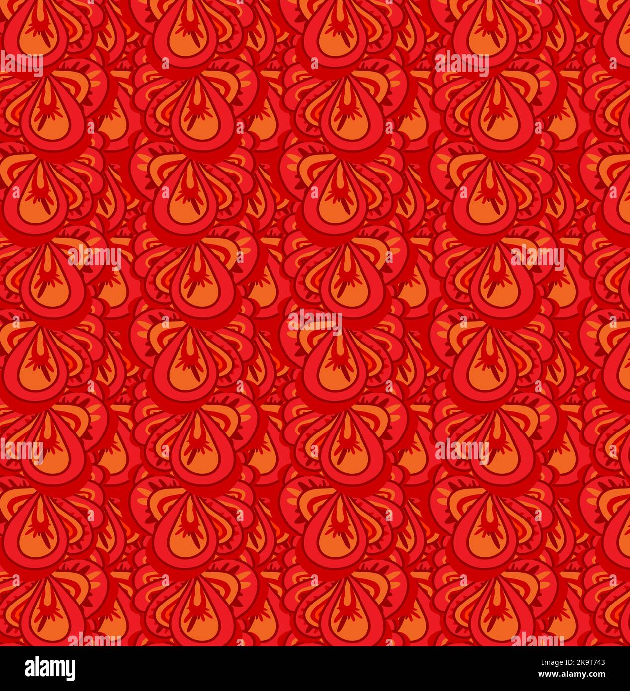 Abstract ornaments, seamless decorative pattern. Vector illustration ...