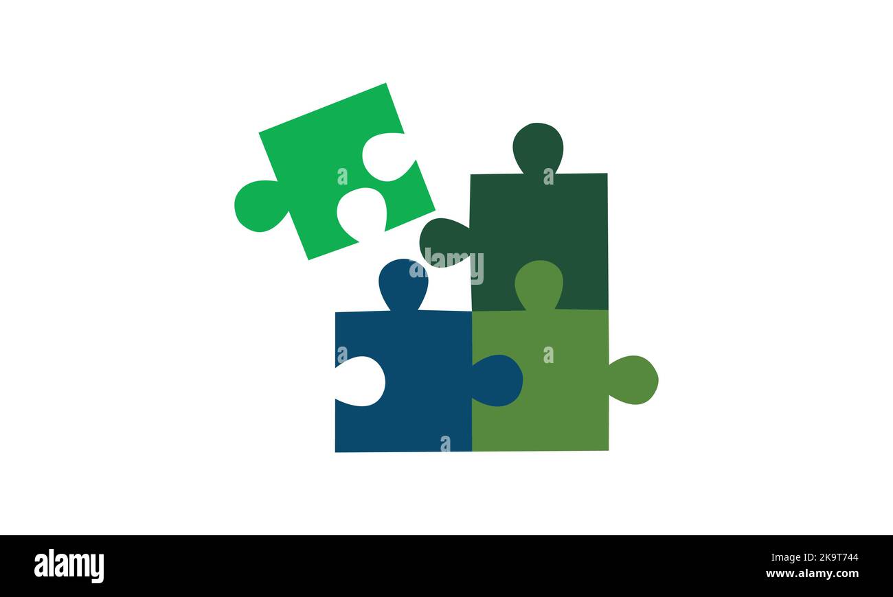 Square puzzle Stock Vector Images - Alamy