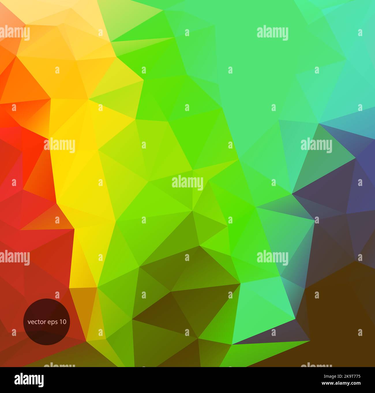 Abstract decorative vector background with triangular polygons Stock ...